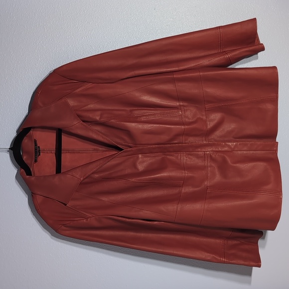 Lafayette 148 New York | Jackets & Coats | Lafayette 48 Red Lambskin ...